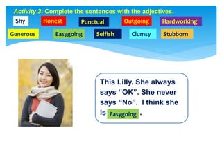 appearance-and-personality-activities.pptx | Email | Internet