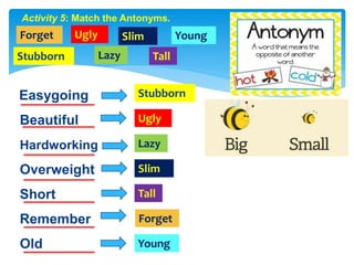 appearance-and-personality-activities.pptx