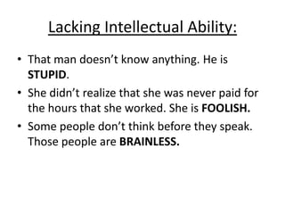 Appearance and personality na1 | PPT