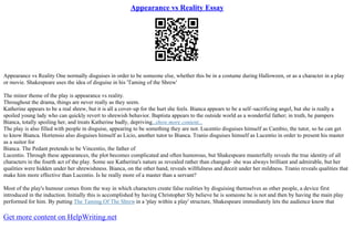 Appearance And Stereotypes | PPT