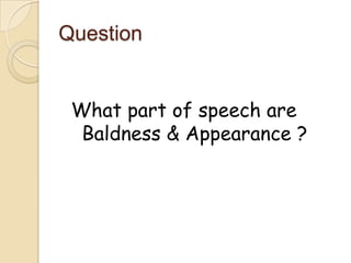 Appearance baldness | PPTX