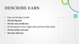 Appearance description | PPT