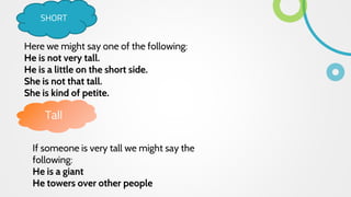 Appearance description | PPT