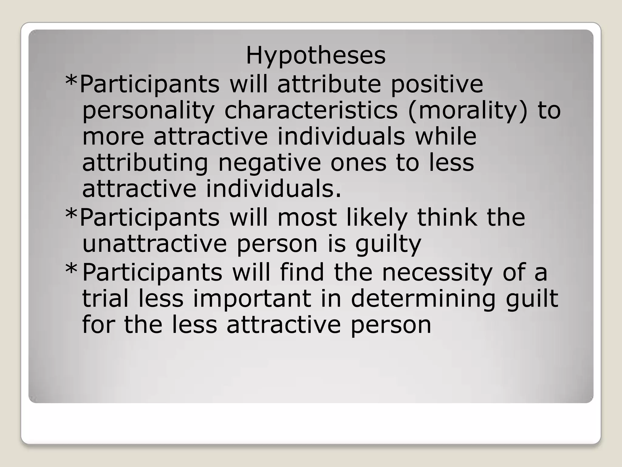 Appearance discrimination across various settings | PPT