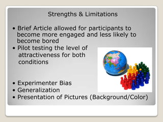 Appearance discrimination across various settings | PPT