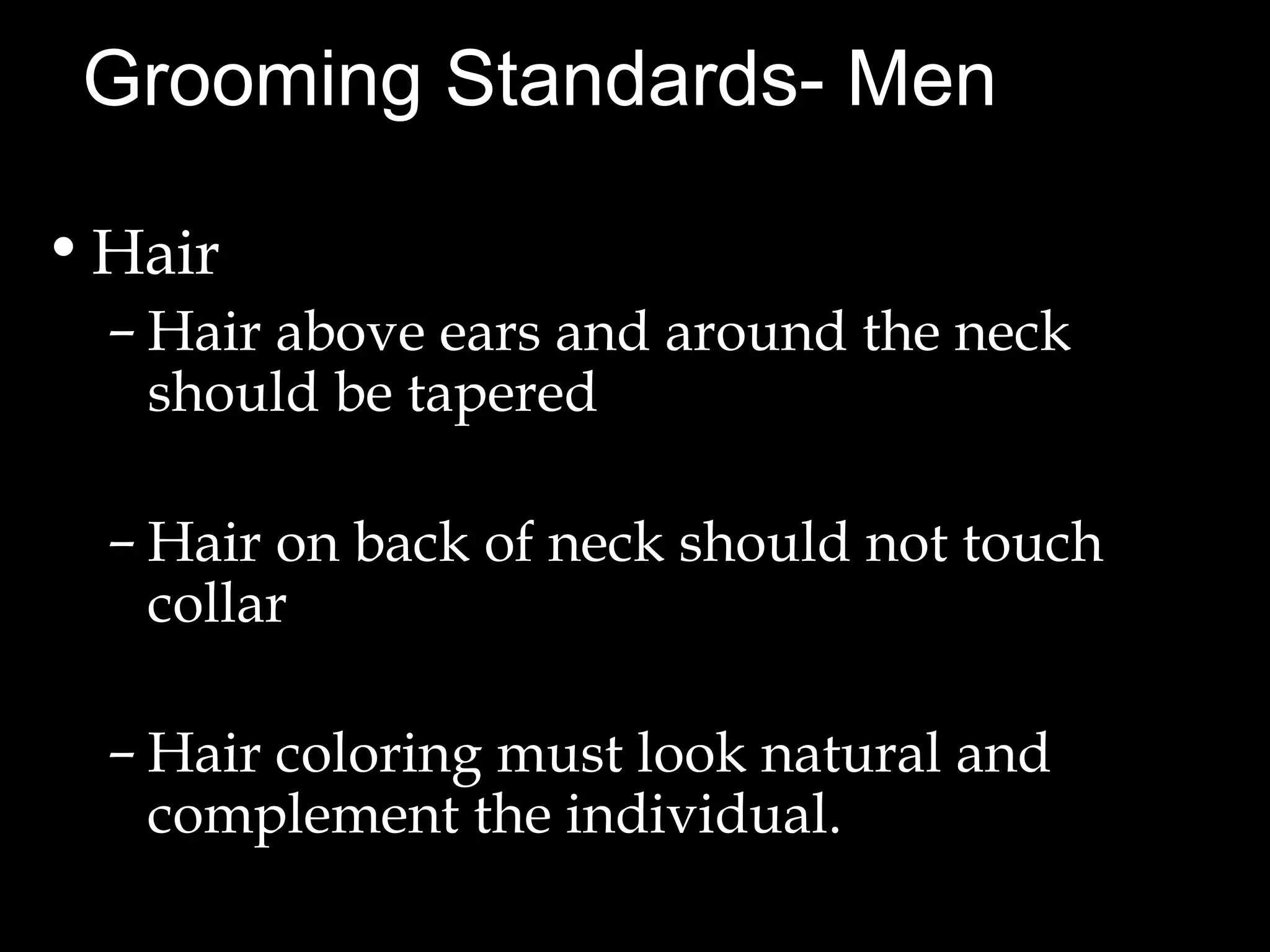 Appearance & grooming | PPT