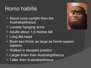 Appearance of early humans | PPT