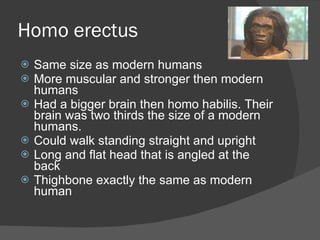 Appearance of early humans | PPT