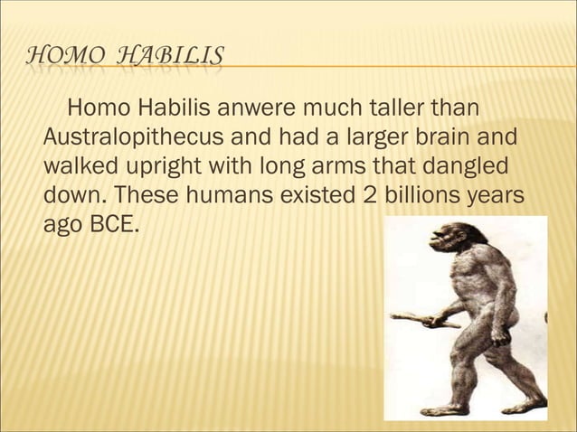 Appearance of early humans | PPT | Biological Sciences | Science