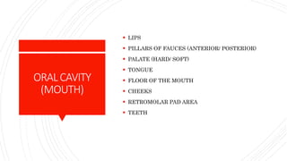 Appearance of Oral Cavity.pptx