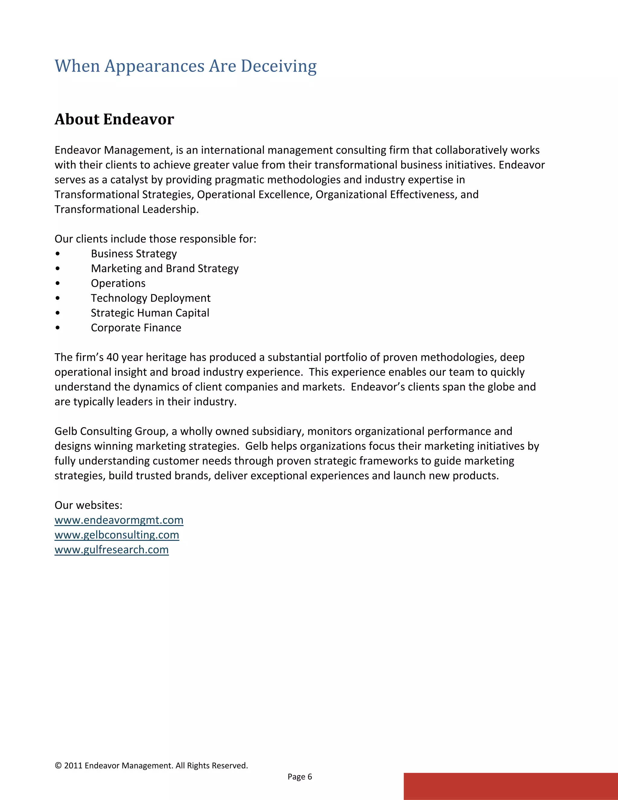 Appearences Are Decieving | PDF