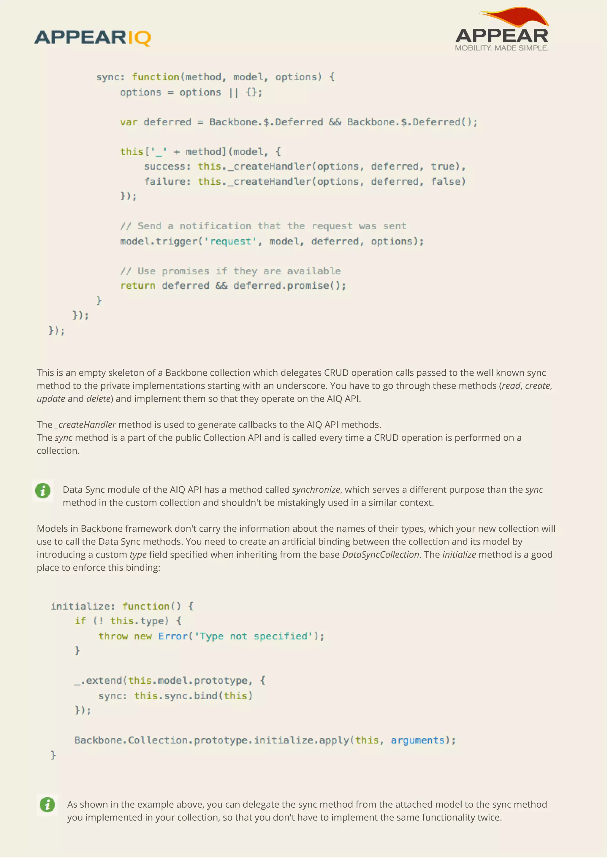 Appear IQ - Tutorials Backbone.js