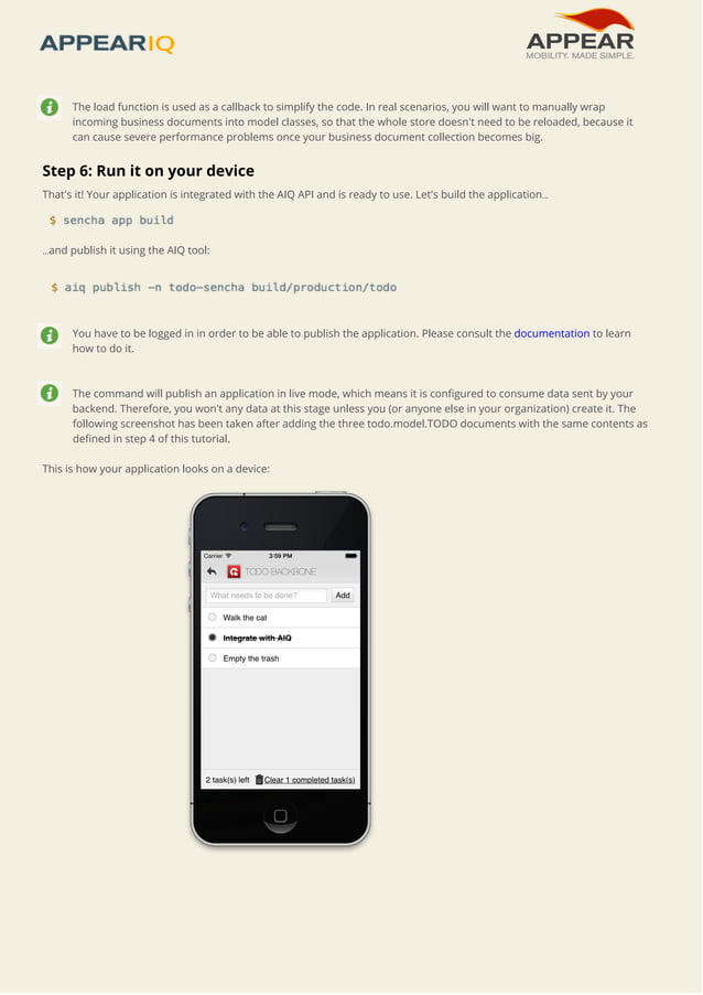 Appear IQ - Tutorials Backbone.js