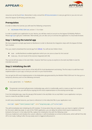 Appear IQ - Tutorials Backbone.js