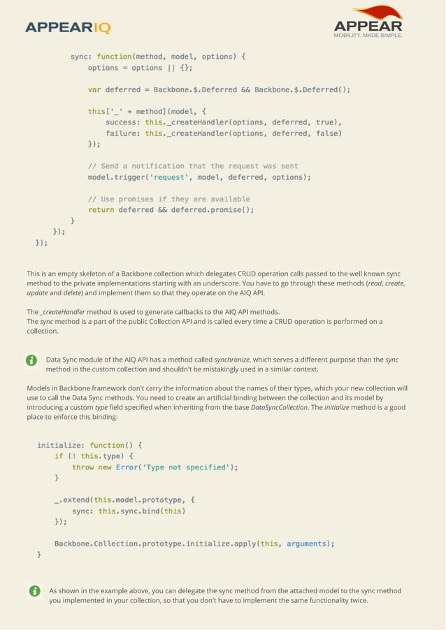 Appear IQ - Tutorials Backbone.js