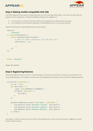 Appear IQ - Tutorials Backbone.js