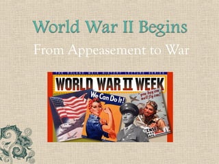 World History - Appeasement | PPT