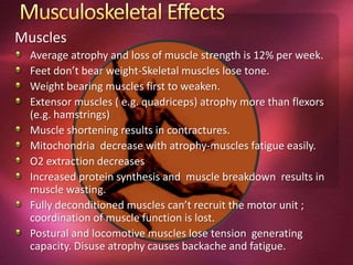 App e deleterious effects of bedrest | PPTX