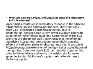 appedicitis.pptxscmklancjkxznjkcdjk nldsdfsd | PPT