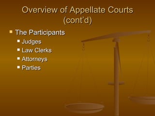 Appellate Courts - Purposes and Processes | PPT