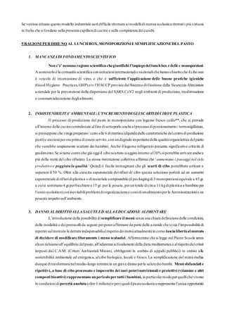 Appello per il rilancio della mensa scolastica sana sostenibile: No ...