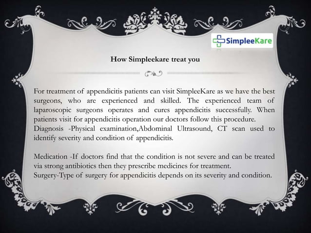 Appendectomy Surgery Procedure, Recovery, And More SimpleeKare.pptx