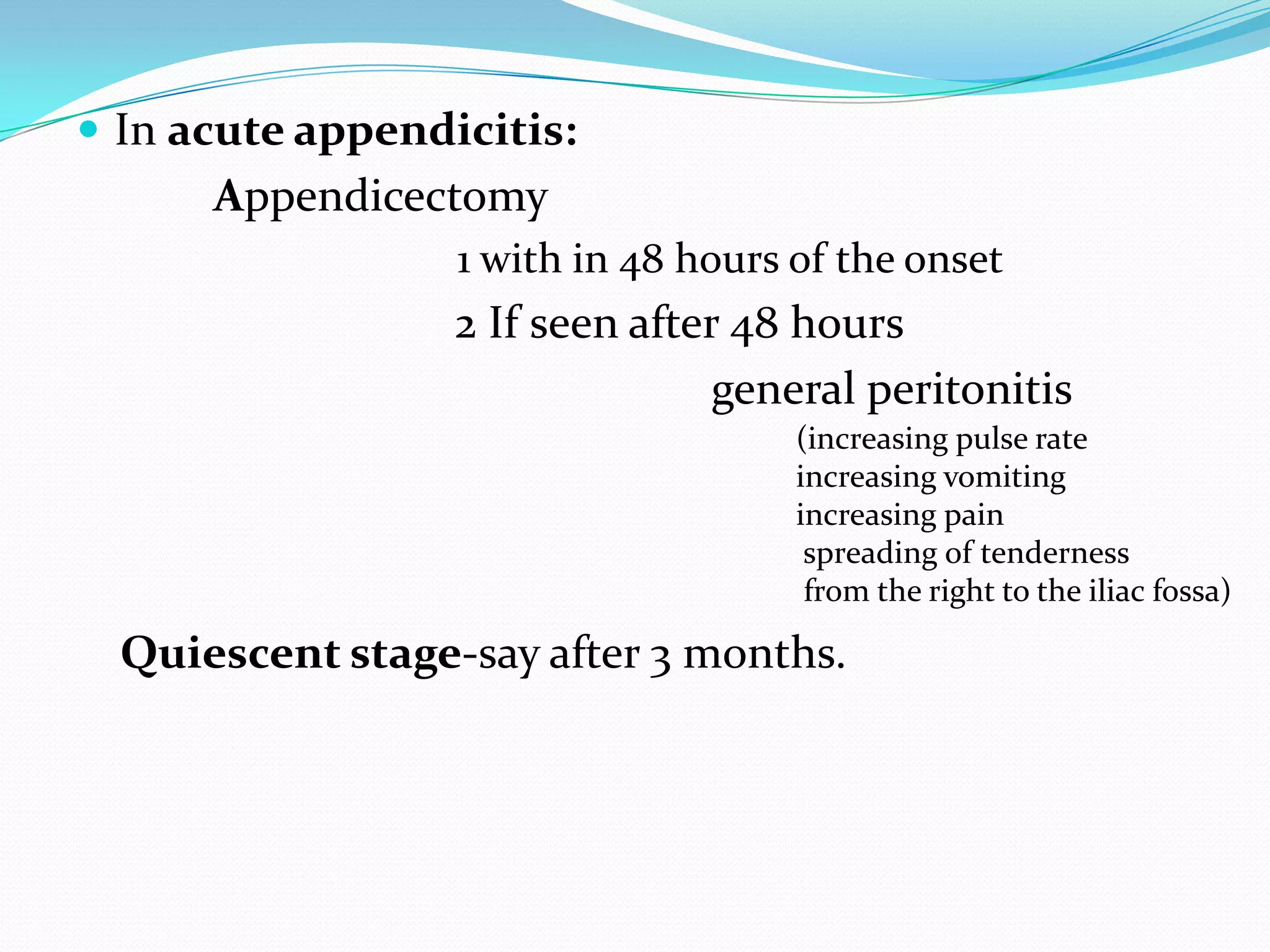 Appendicectomy | PPTX