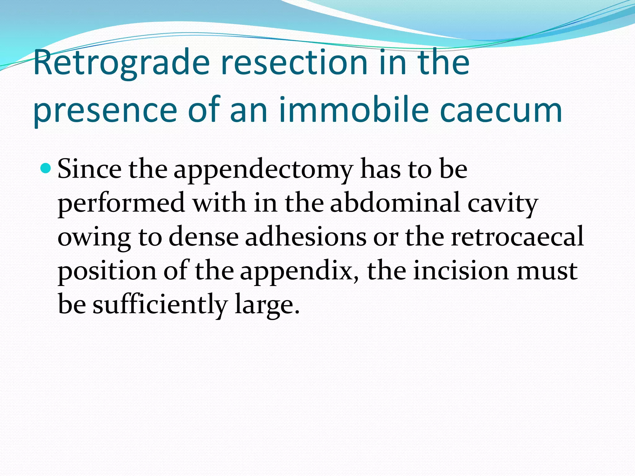 Appendicectomy | PPTX