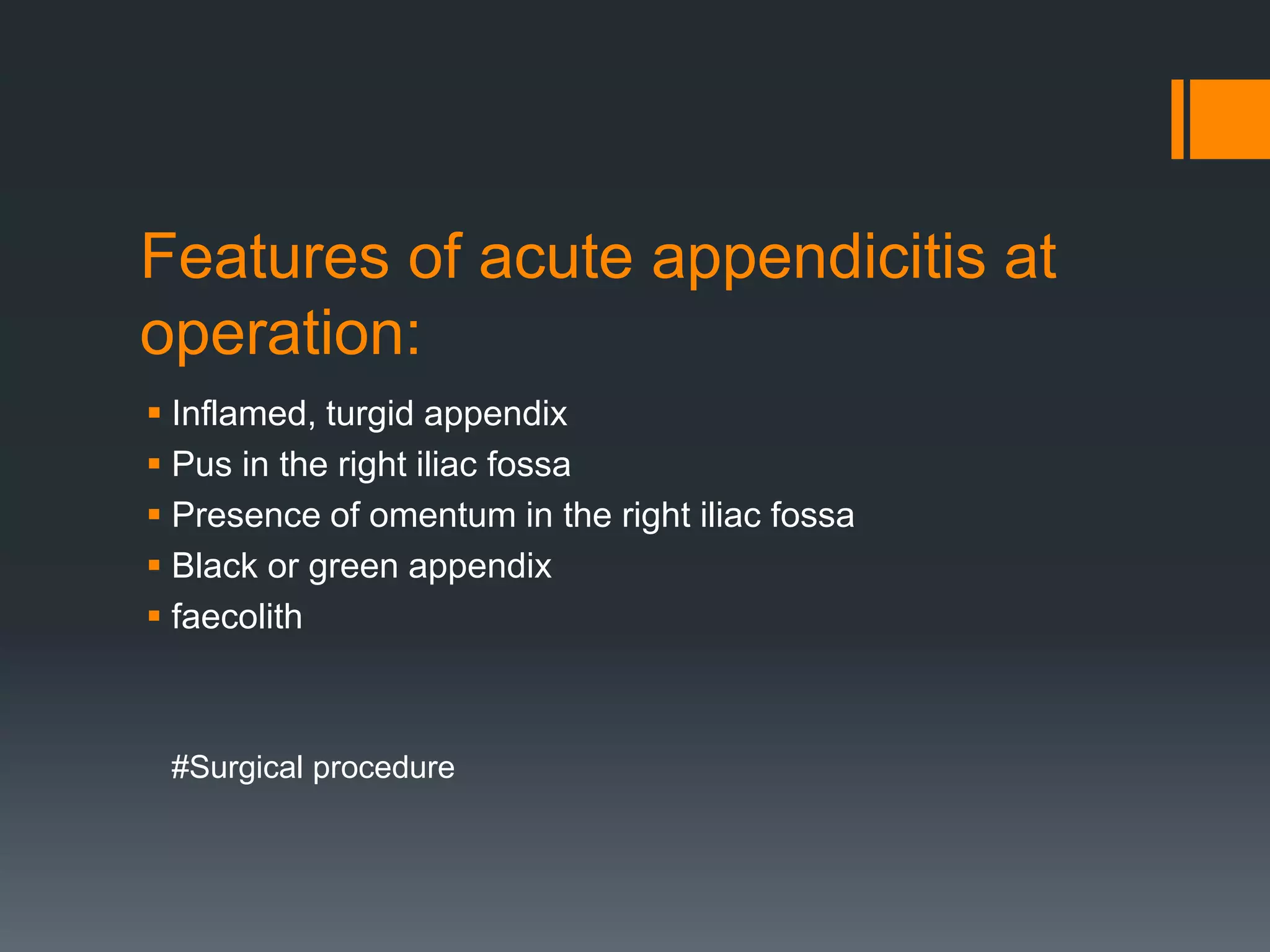 Appendicectomy | PPTX