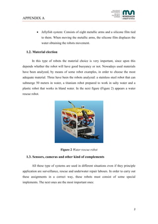Appendices of the project: Designing, verifying and producing of a rescue robot prototype | PDF