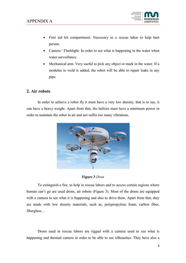 Appendices of the project: Designing, verifying and producing of a rescue robot prototype | PDF
