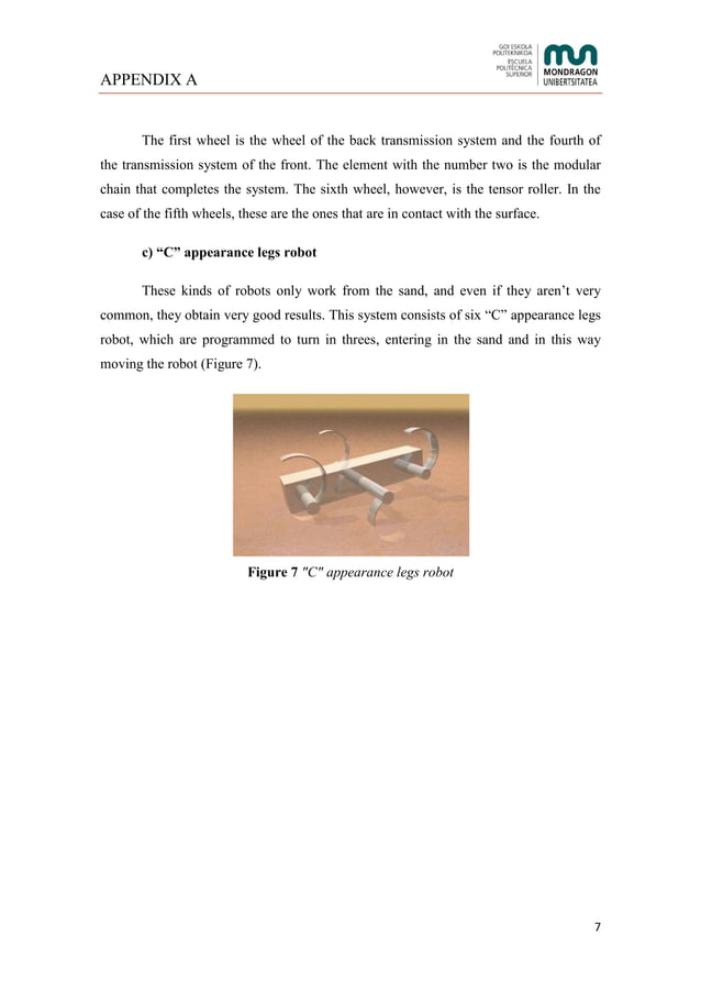 Appendices of the project: Designing, verifying and producing of a rescue robot prototype | PDF
