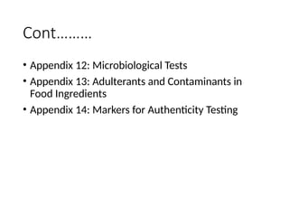 appendices of USP pharmacopeia.gfdfgdghdghpptx | PPTX