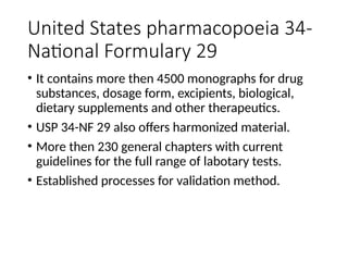 appendices of USP pharmacopeia.gfdfgdghdghpptx | PPTX