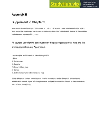 Appendices To Thesis Van Dinter 2017 USES 135 | PDF