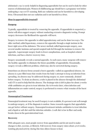 Appendicites | PDF