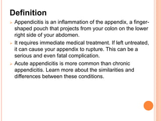 Appendicites | PPTX
