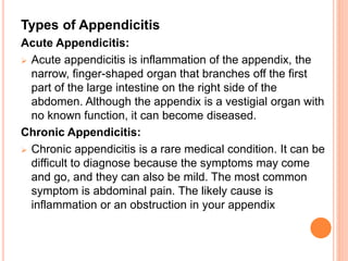 Appendicites | PPTX