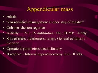 Acute Appendicites | PPT | Digestive Disorders | Diseases and Conditions