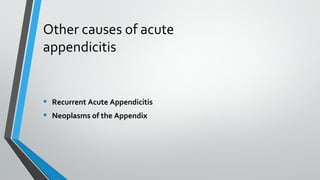Appendicitis | PPT