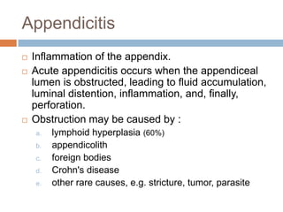 Imaging in Appendicitis | PPTX