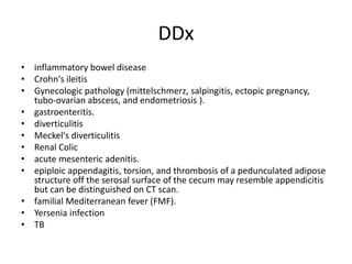 Appendicitis | PPTX