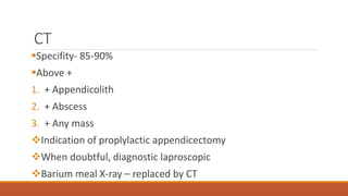 Appendicitis | PPTX