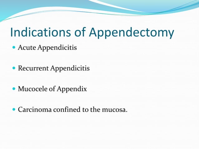 Appendicitis PPT By Dr Anil Kumar,Assist Prof( Gen Surgery) AIIMS ...