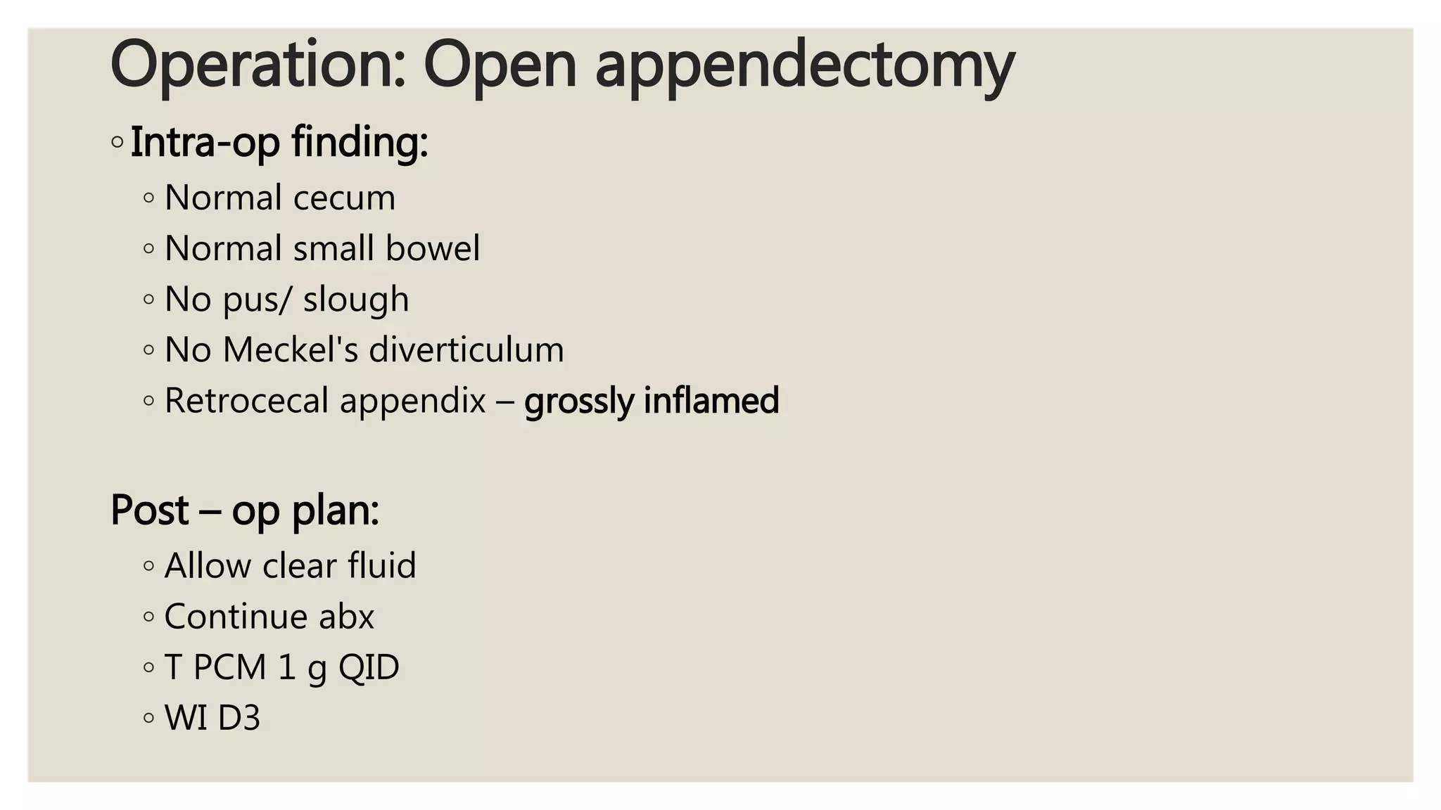 Appendicitis | PPTX