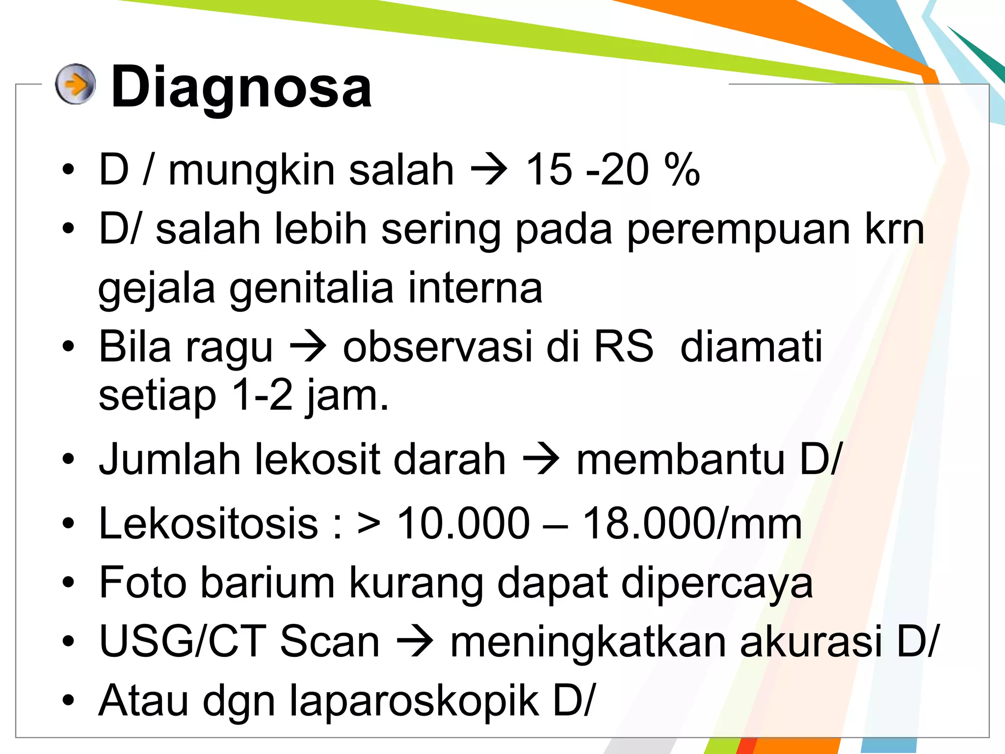 Appendicitis) | PPTX