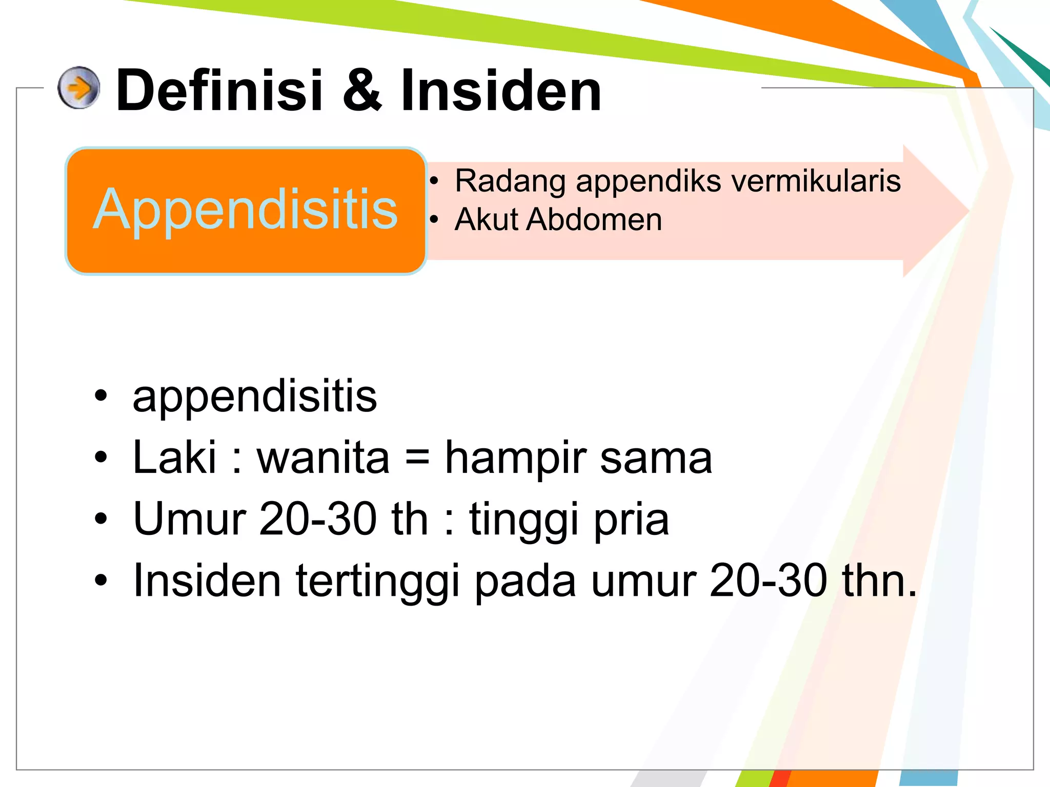 Appendicitis) | PPTX