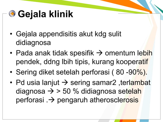 Appendicitis) | PPTX