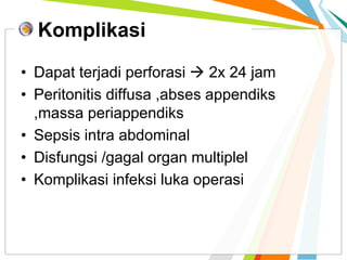 Appendicitis) | PPTX