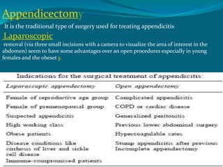 Appendicitis | PPTX